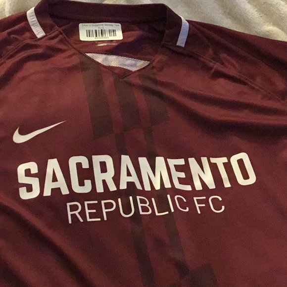 Nike | Shirts | Sacramento Republic Soccer Jersey Shirt Nwt | Poshmark